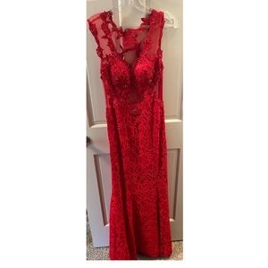 Temptations | Dresses | Temptation Red Prom Dress | Poshmark